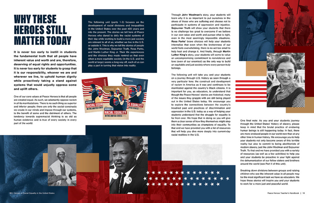 Rosa Parks and Martin Luther King Jr. Unit - Peace Heroes